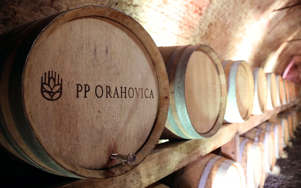 Podrum vina - PP Orahovica HR